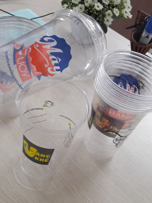 Ly nhựa PET 300ml - Xưởng SX Ly Giấy Tô Giấy